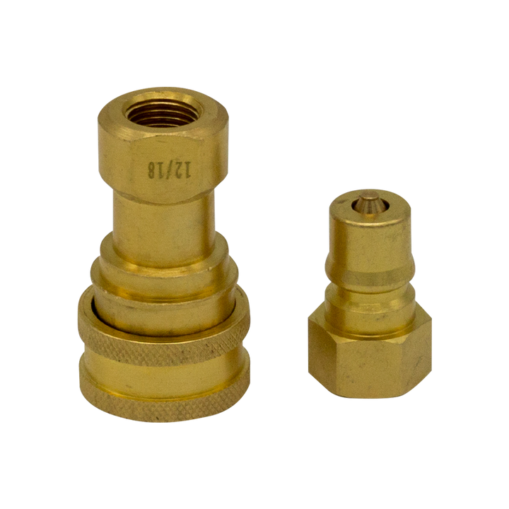 Brass Quick-Disconnect w/ Viton Seals - Mosquito America